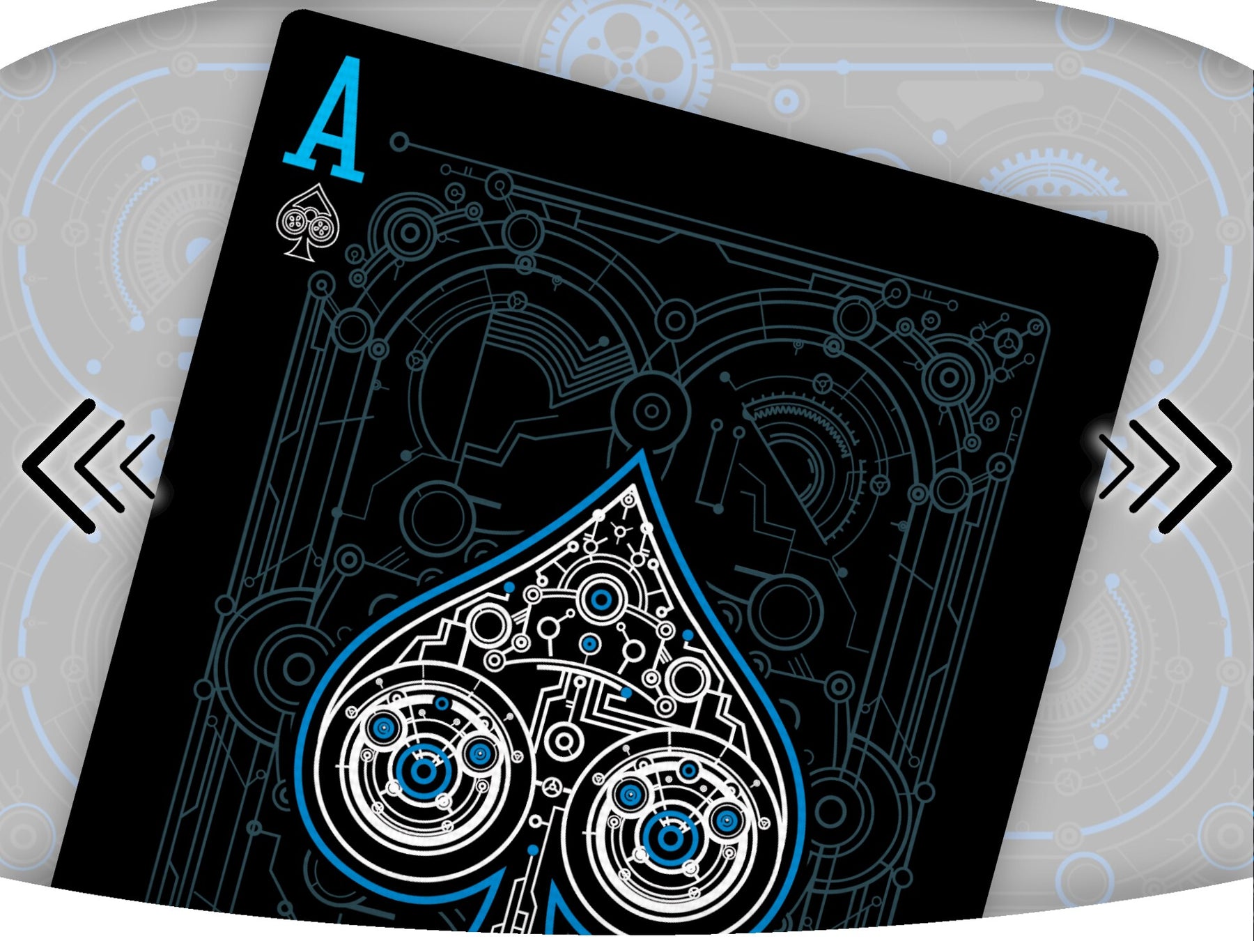 Neon-lit Cyberpunk Playing Cards | Talking Point Cards