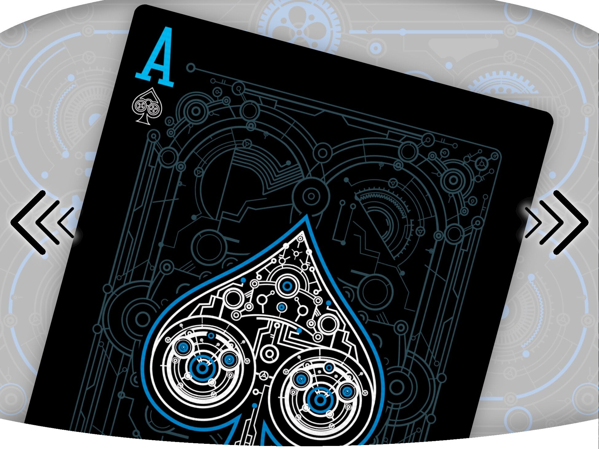 Neon-lit Cyberpunk Playing Cards | Talking Point Cards