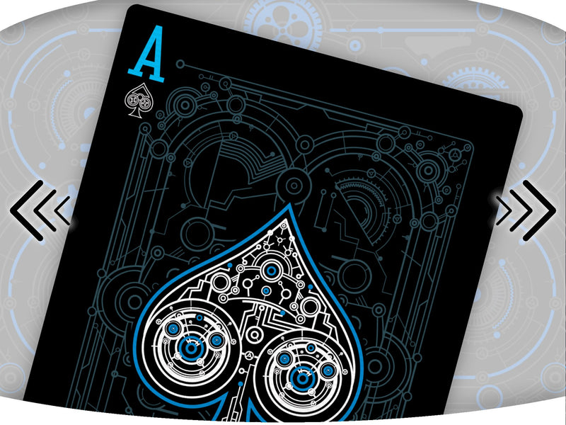 Neon-lit Cyberpunk Playing Cards | Talking Point Cards