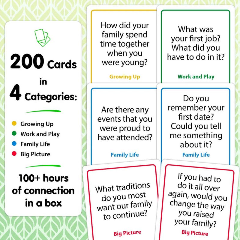 200 Generation Card Game Prompts to Connect Hearts Across Ages ...