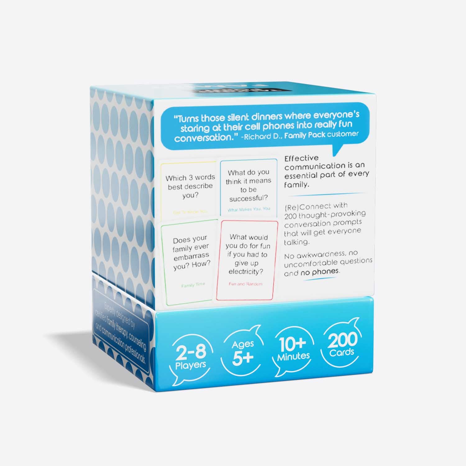200 Family Conversation Cards | Talking Point Cards