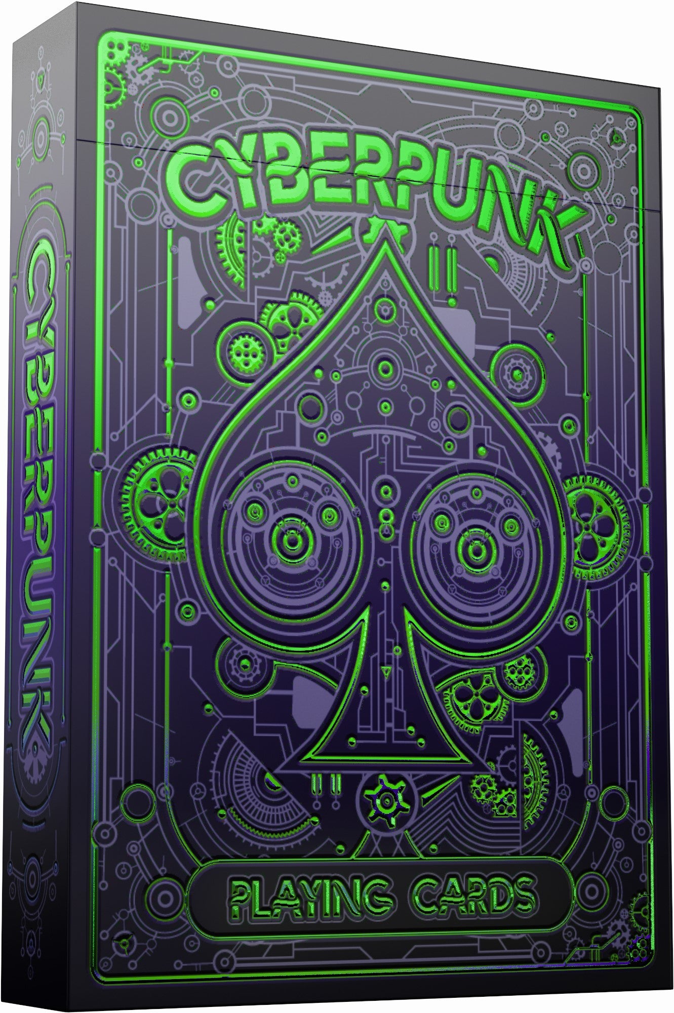 Neon-lit Cyberpunk Playing Cards | Talking Point Cards