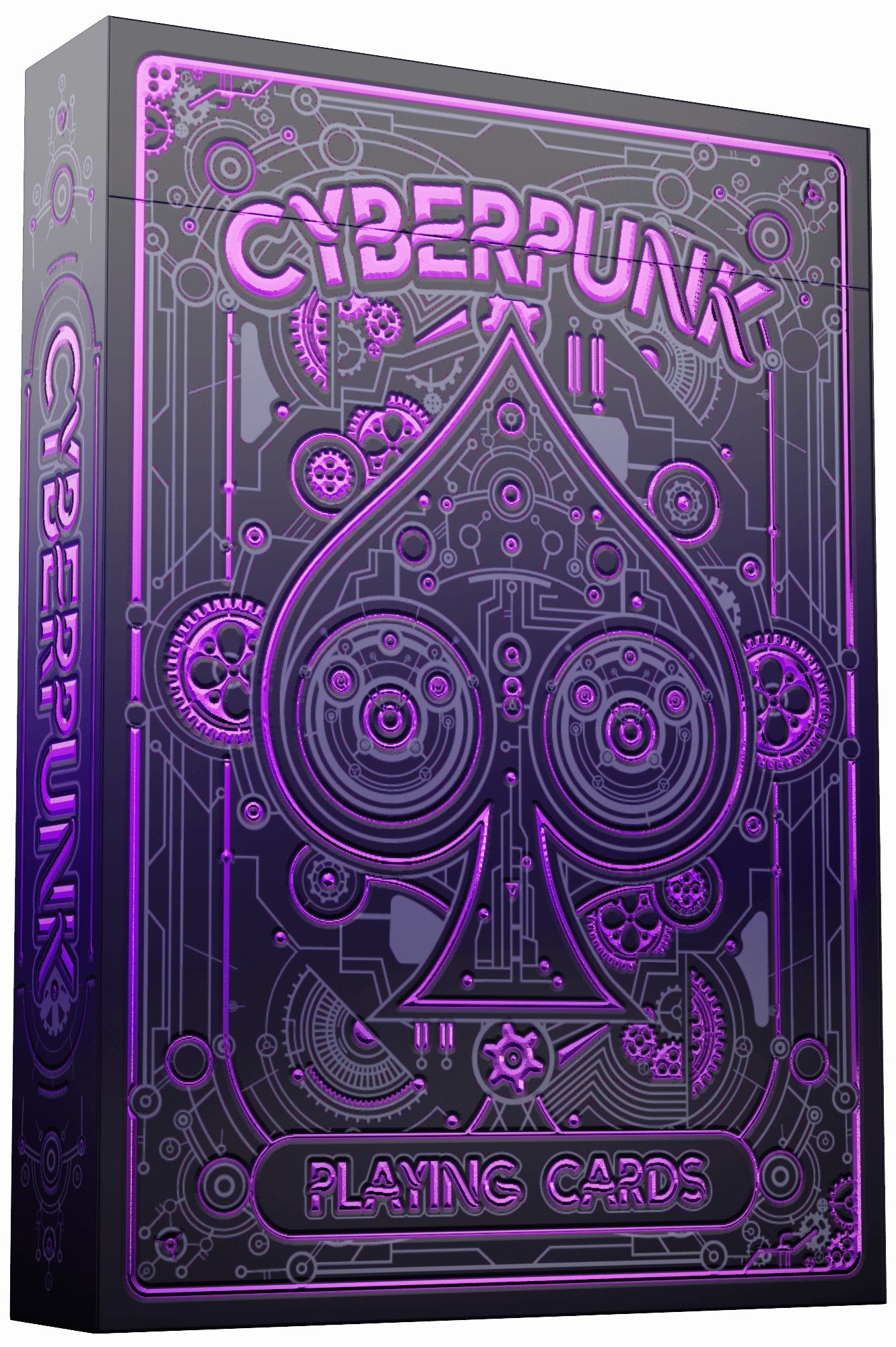 Neon-lit Cyberpunk Playing Cards | Talking Point Cards